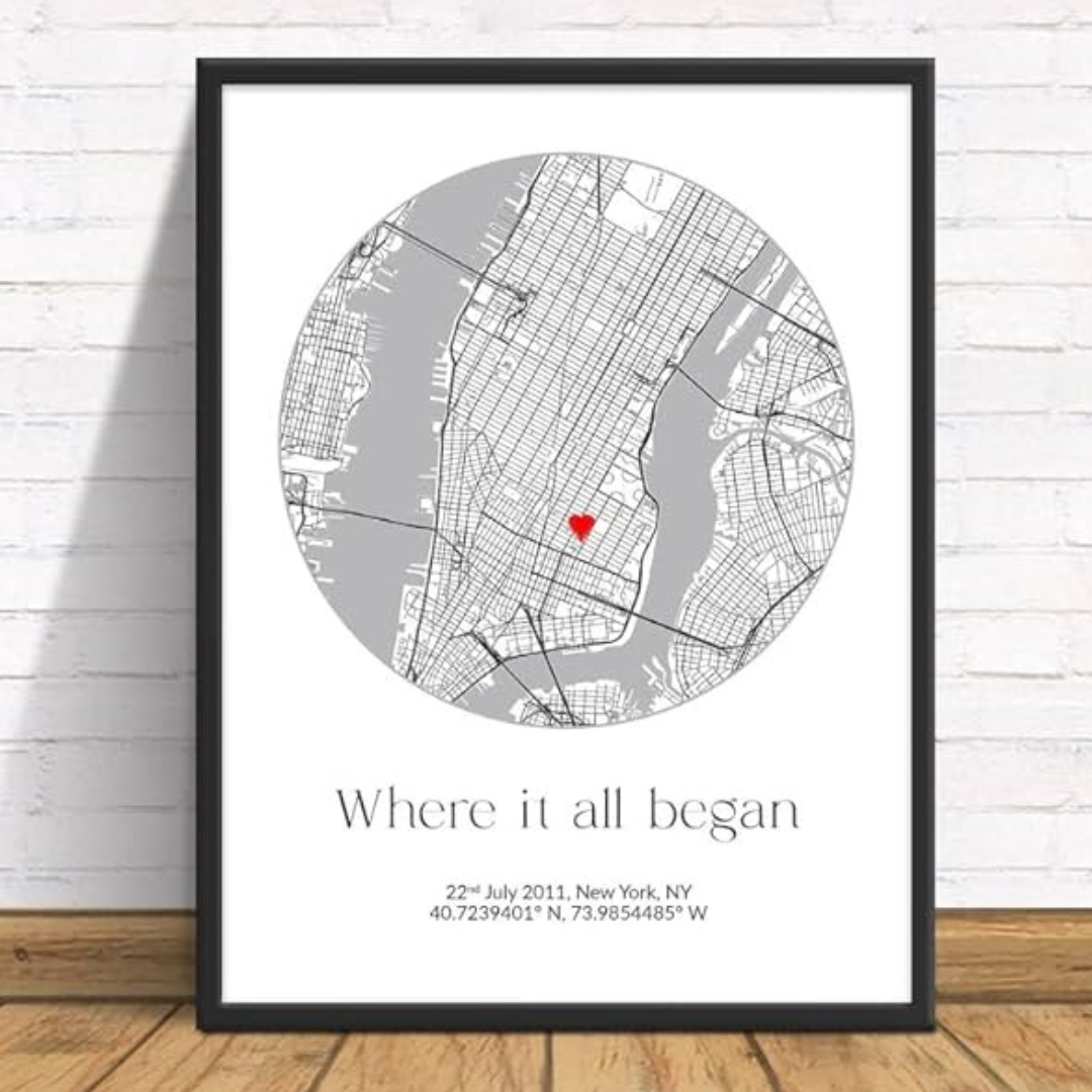 How to Create a 'Where We Met' Map: 7 Ideas & Free Printables – FabuMap